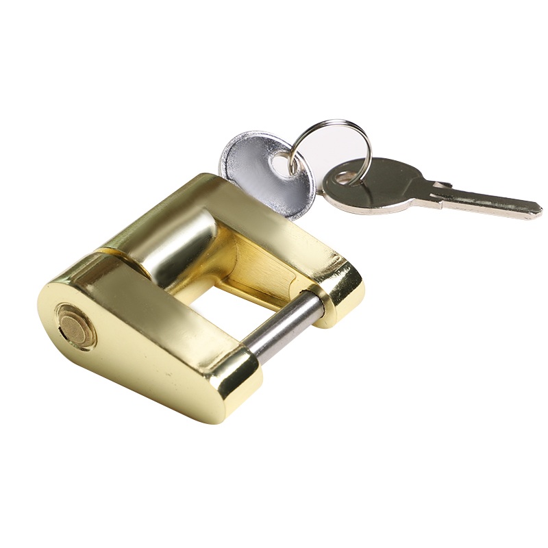 China U-shape keyable steel trailer coupler lock, universal trailer ...